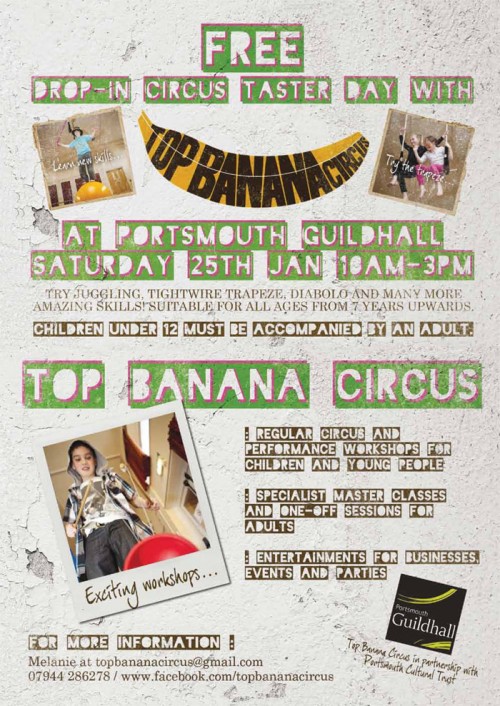 Free Circus Skills Workshop Day with Top Banana Circus | Strong Island