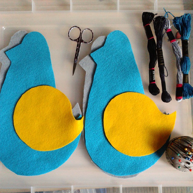 Fark Birds by Gingerthread House | Strong Island